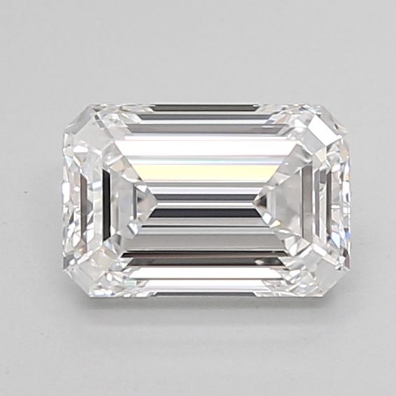 0.9-Carat Emerald Shape Lab Grown Diamond, Color : D, Cut : Na, Clarit ...